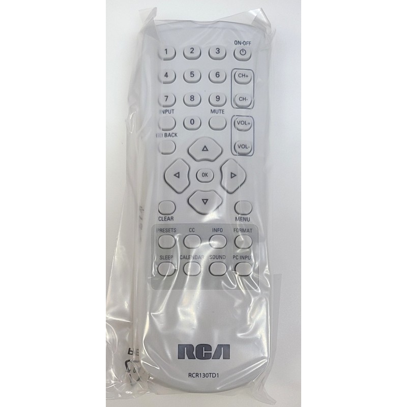 RCR130TD1 RCA REMOTE CONTROL 270885 - TV PARTS CANADA- SHOP ALL TV ...